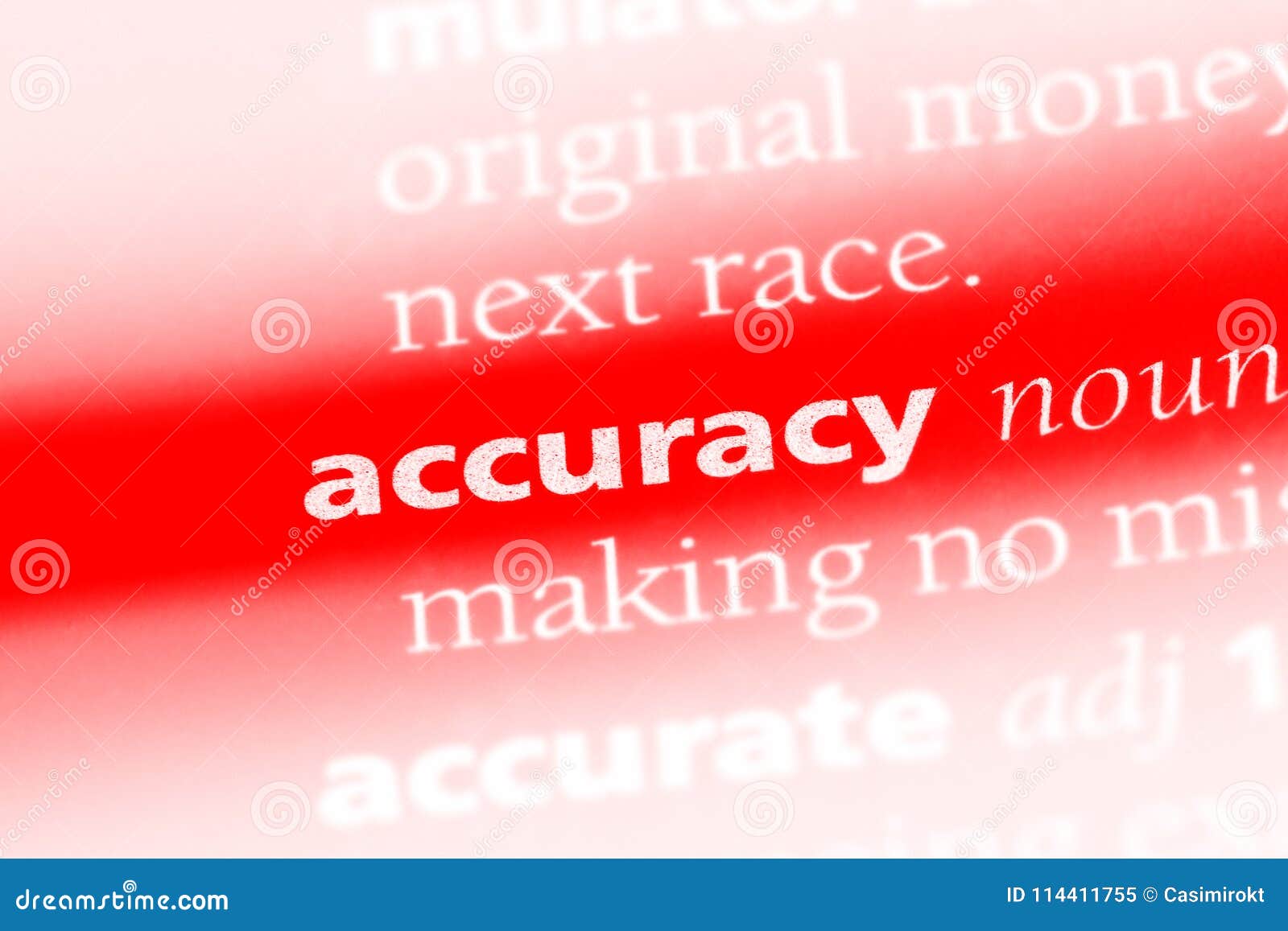 Accuracy stock image. Image of page, concept, dictionary - 114411755