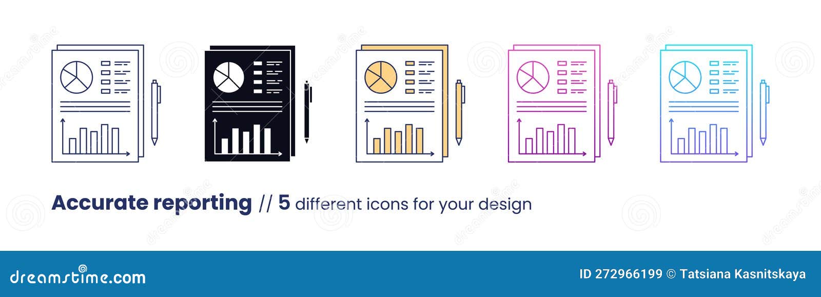 Reporting Icon. Monochrome Simple Business Intelligence Icon For ...