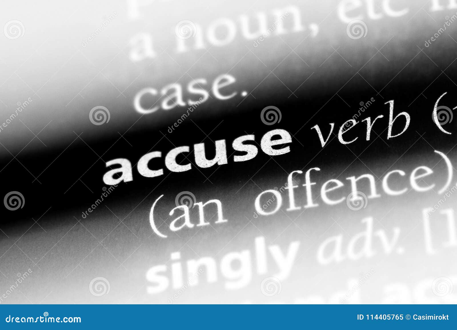 Accuse stock image. Image of closeup, idea, writing - 114405765