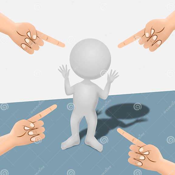 The accused stock illustration. Illustration of concept - 24008643