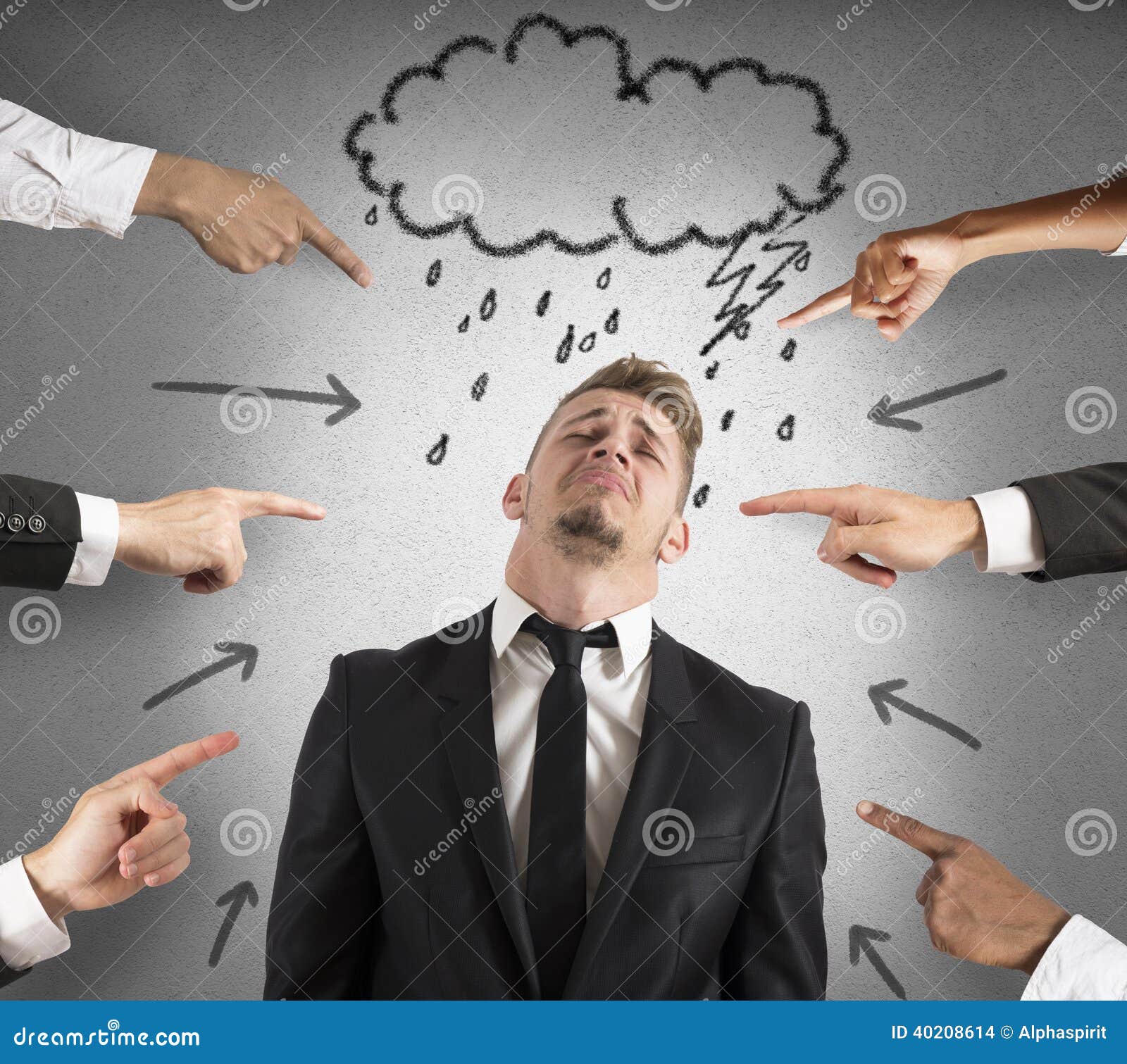 Accused businessman stock photo. Image of businessperson - 40208614