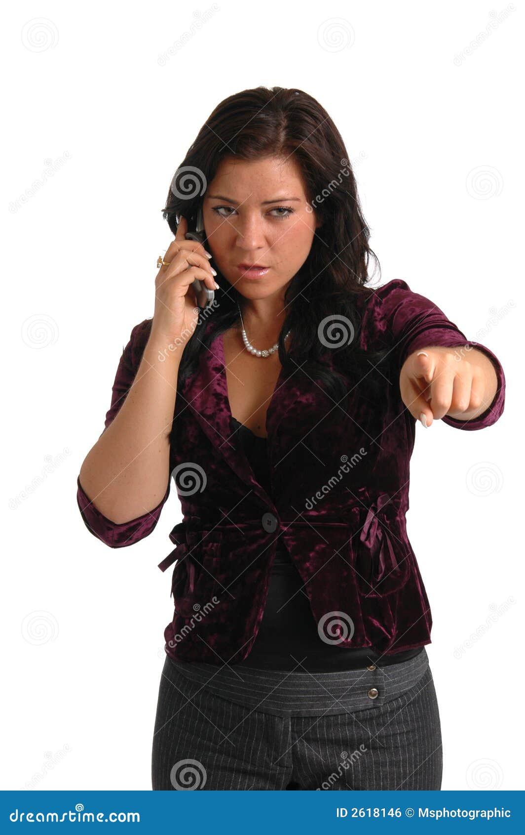 Accuser stock photo. Image of woman, cute, person, news - 2618146