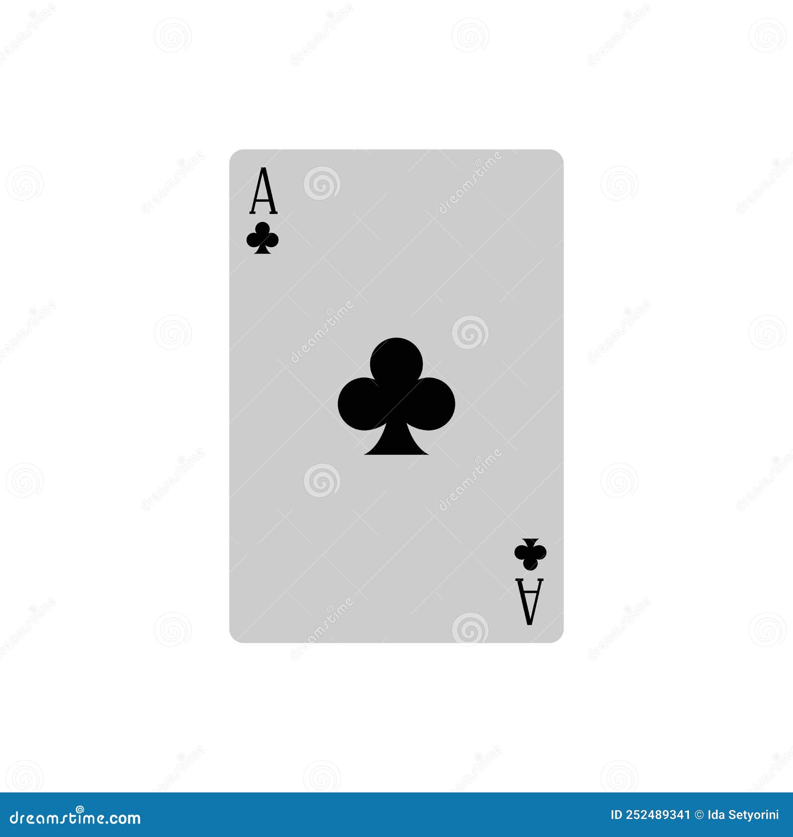 Ace Card Logo Vector Template Stock Vector - Illustration of diamond ...