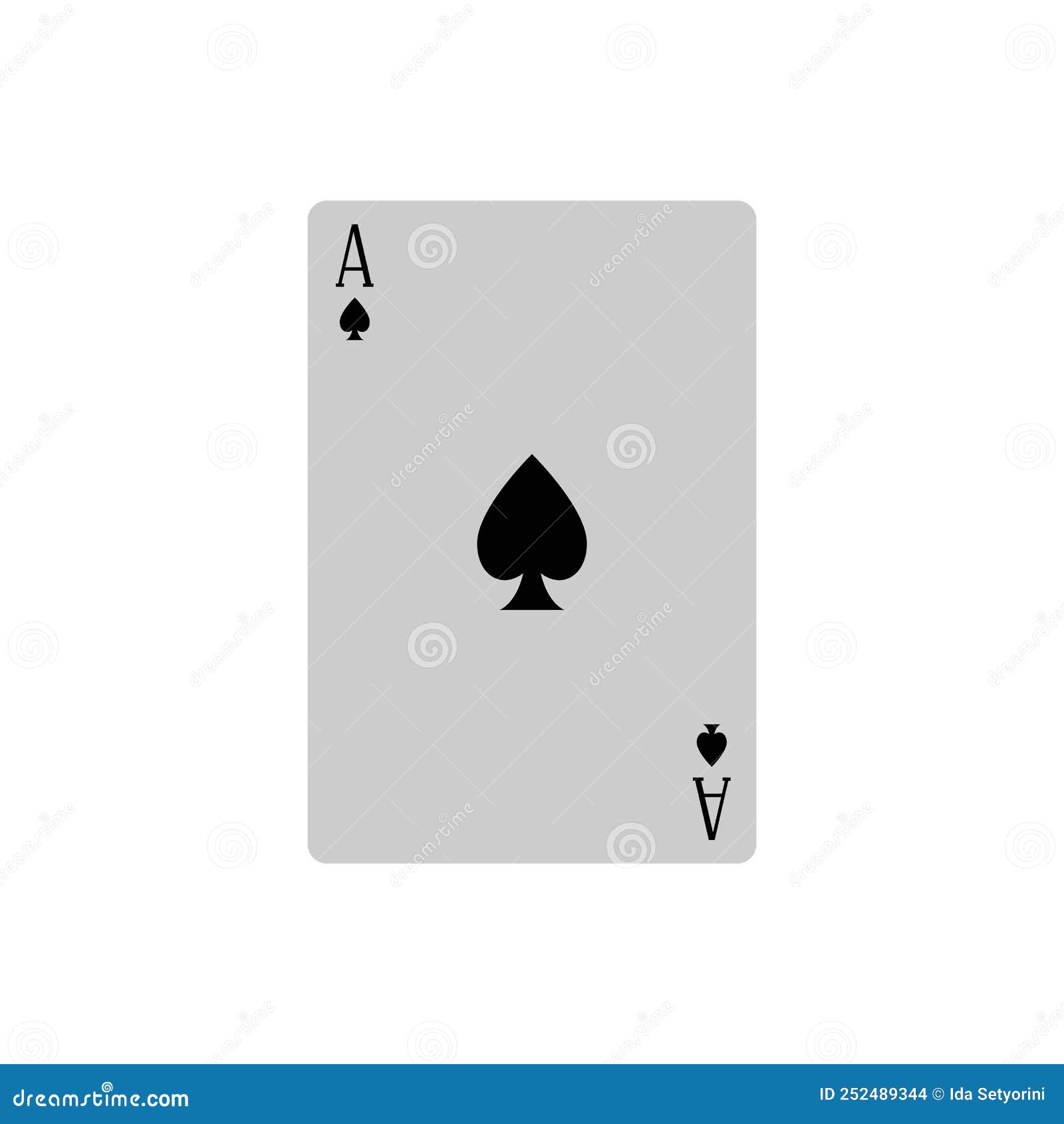 Ace Card Logo Vector Template Stock Vector - Illustration of objects ...