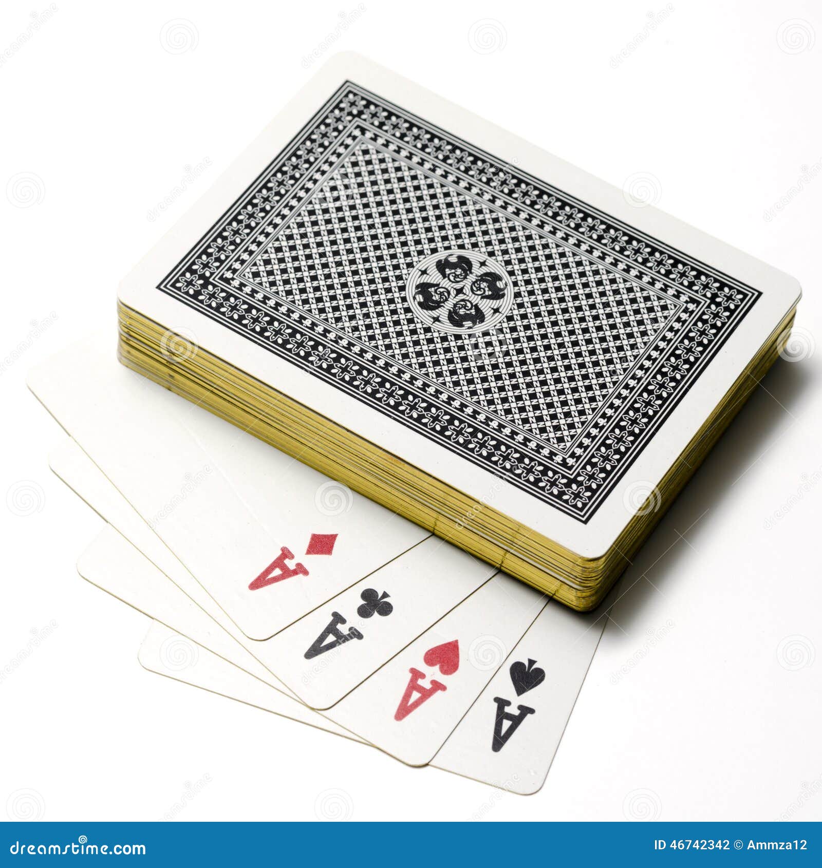 Ace card stock photo. Image of isolated, card, gamble - 46742342