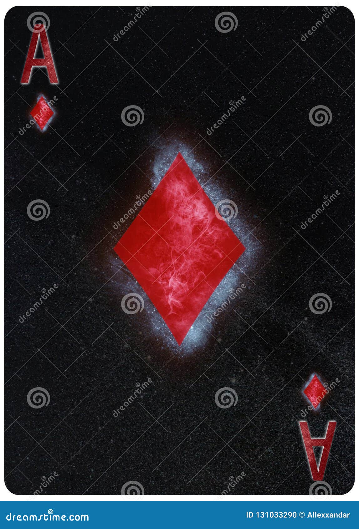 Ace of Diamonds Playing Card Abstract Background Stock Photo - Image of ...