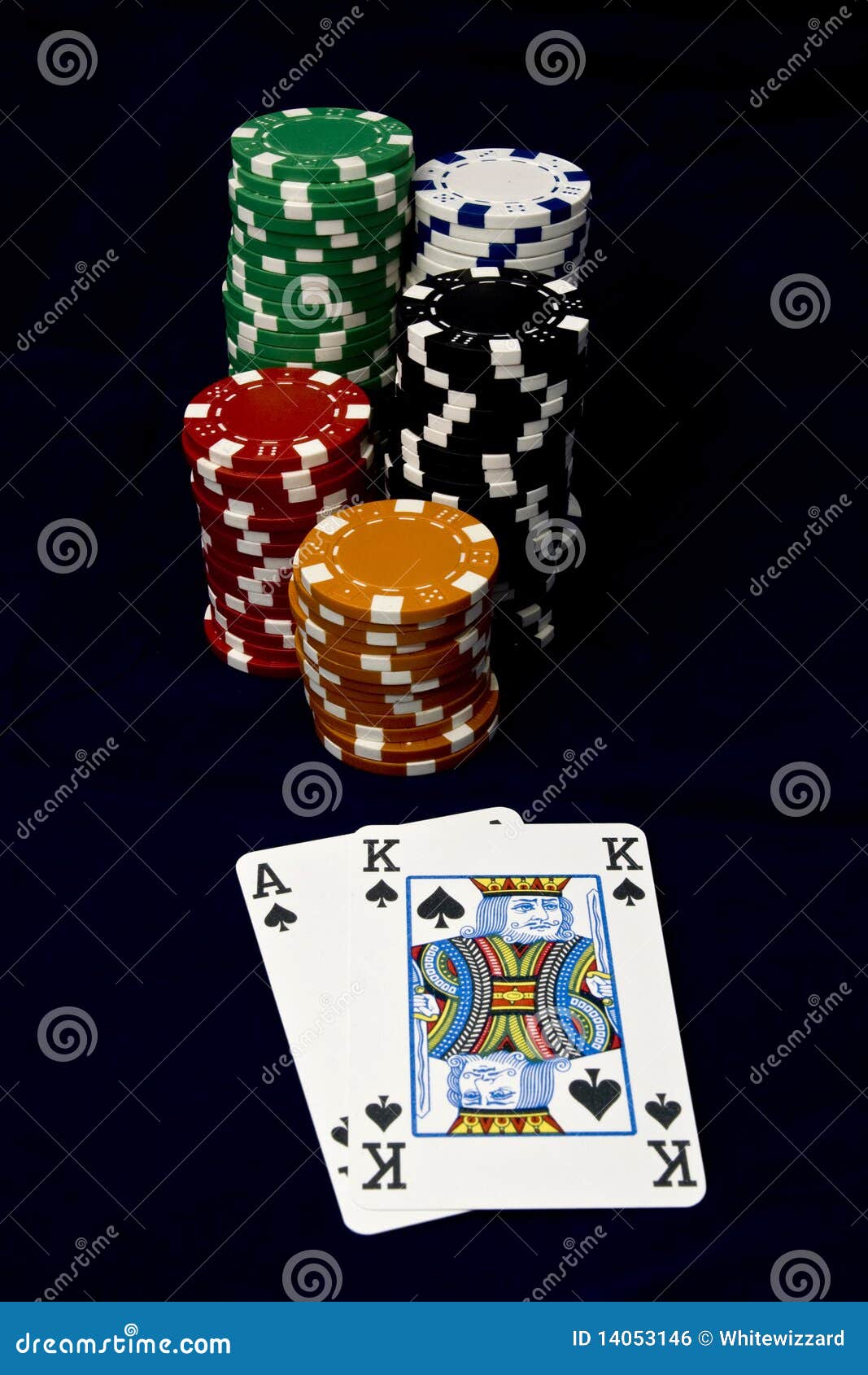 Ace and King stock photo. Image of hearts, white, poker - 14053146