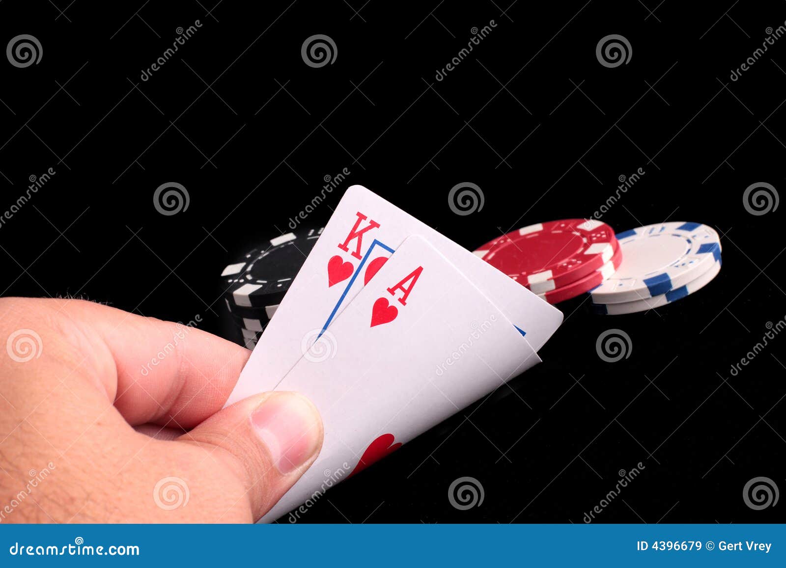 Ace king stock image. Image of black, poker, gaming, winning - 4396679