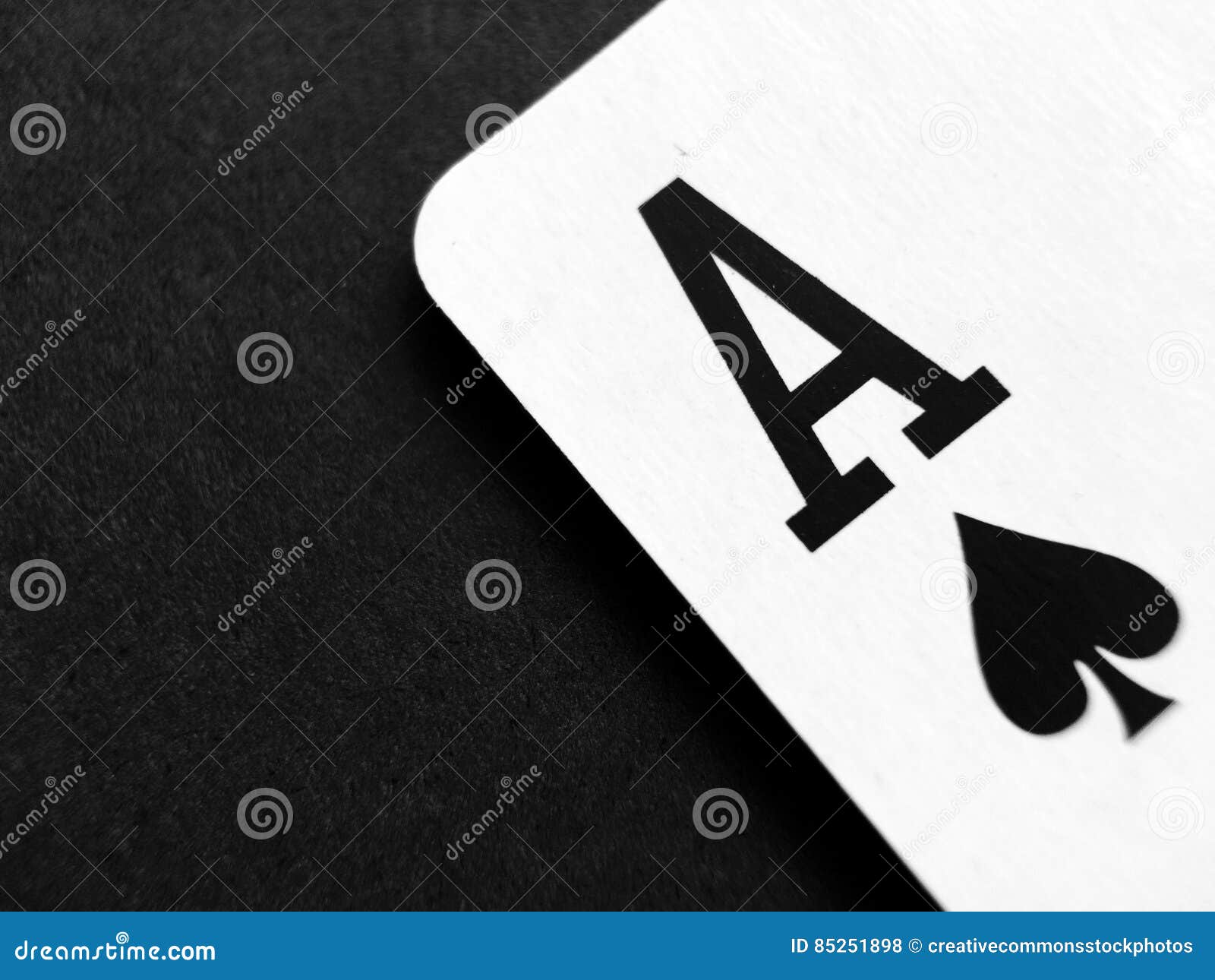 Ace Playing Card Picture. Image: 85251898
