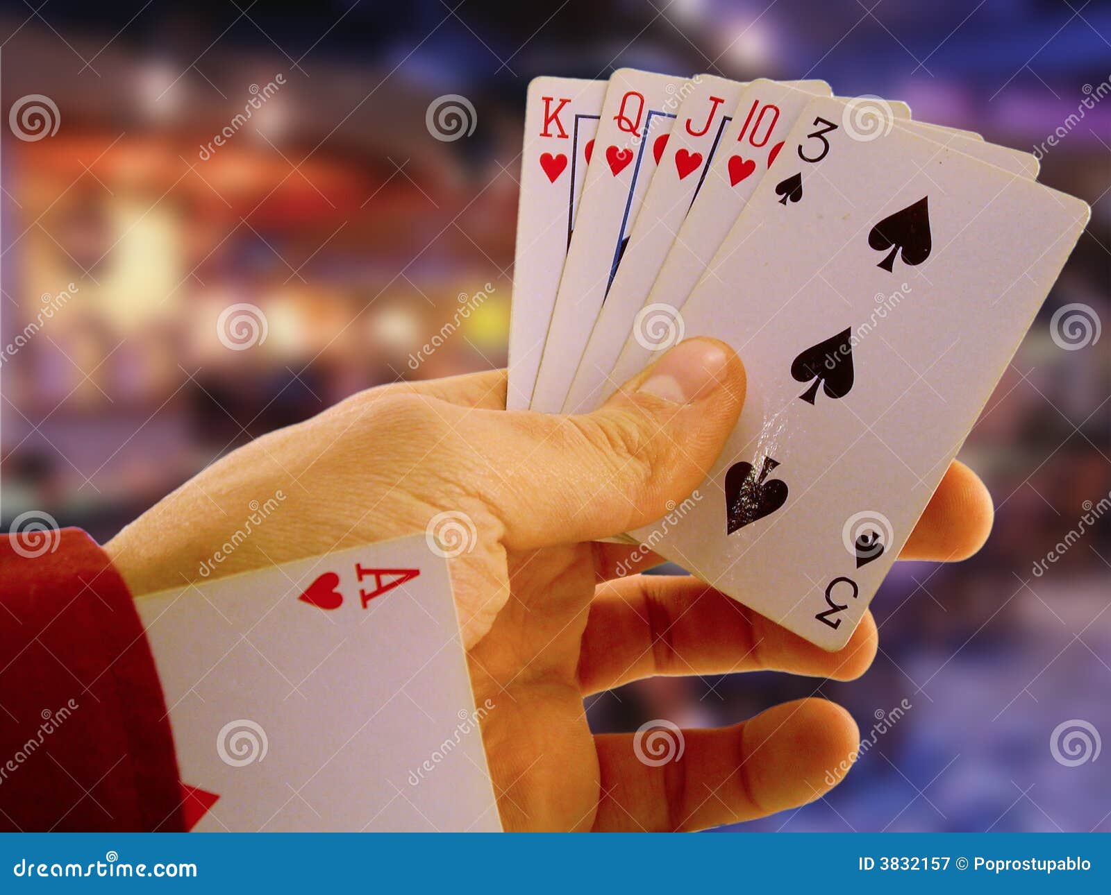 Ace in sleeve stock image. Image of cards, kings, play - 3832157