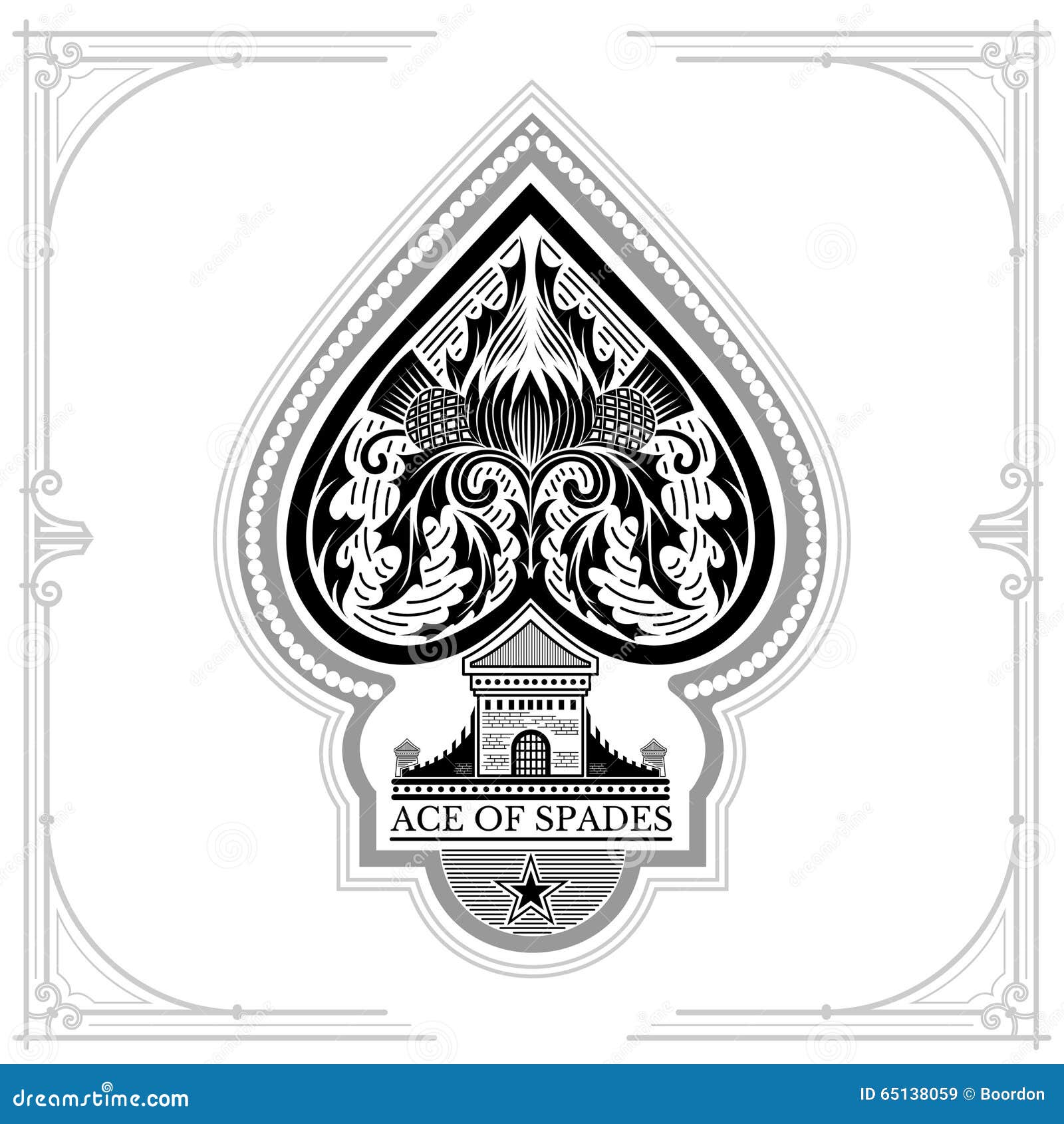 Spades Pattern Vector Illustration | CartoonDealer.com #102187512