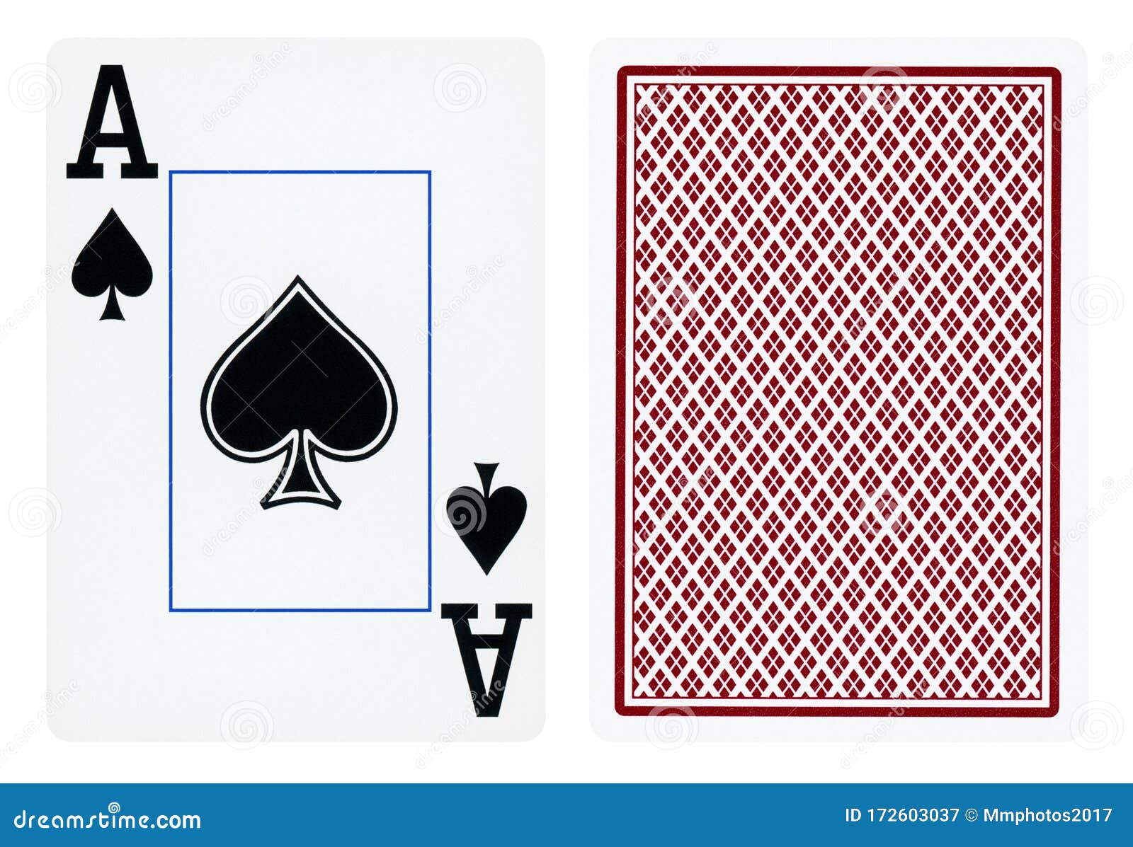 Ace of Spades - Playing Cards Isolated Stock Illustration ...