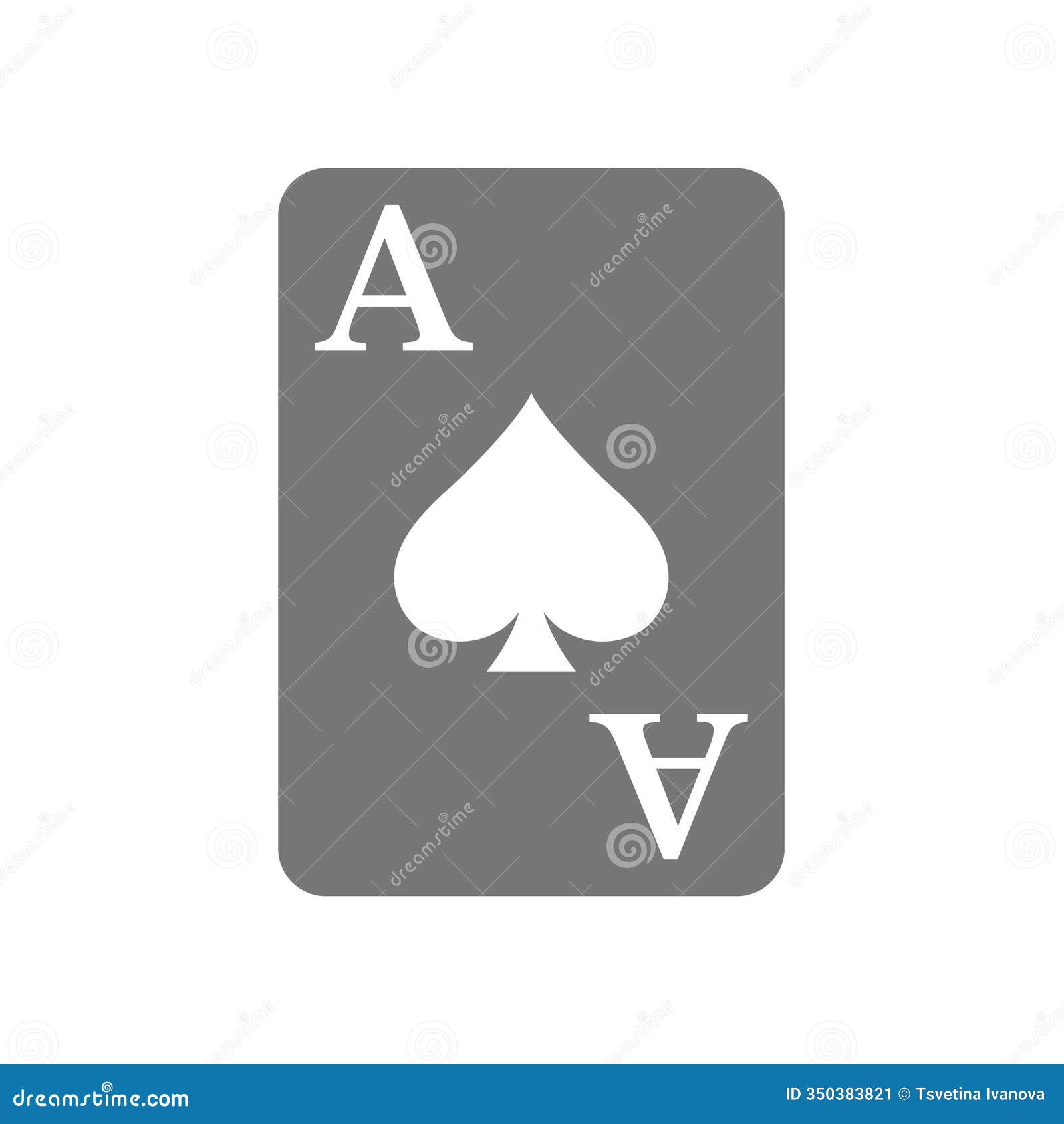 Ace of spades vector icon stock illustration. Illustration of casino ...