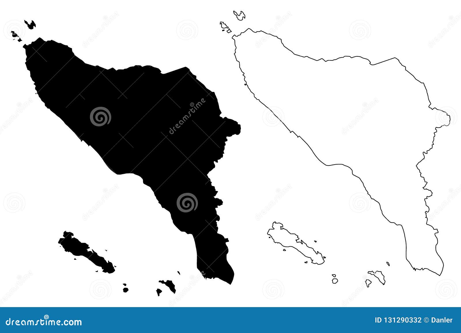 Aceh map vector stock vector. Illustration of abstract - 131290332