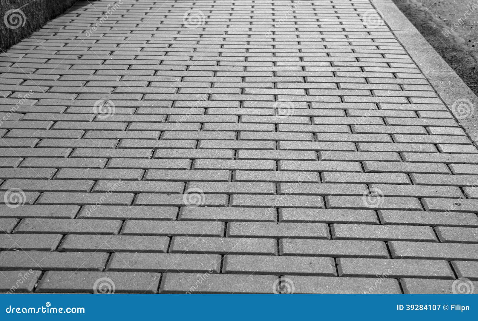 Acera imagen de archivo. Imagen de ladrillo, calle, material - 39284107