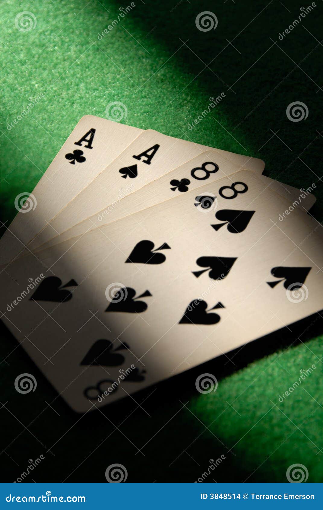 Aces and Eights stock photo. Image of playing, gambling - 3848514