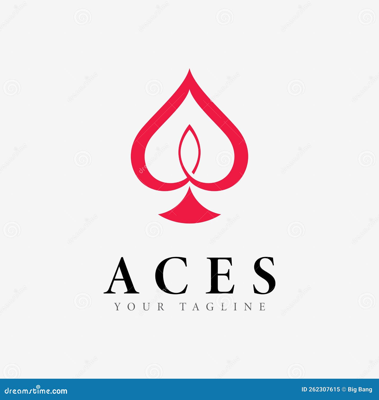 Aces Logo Design Vector Icon Stock Vector - Illustration of black ...