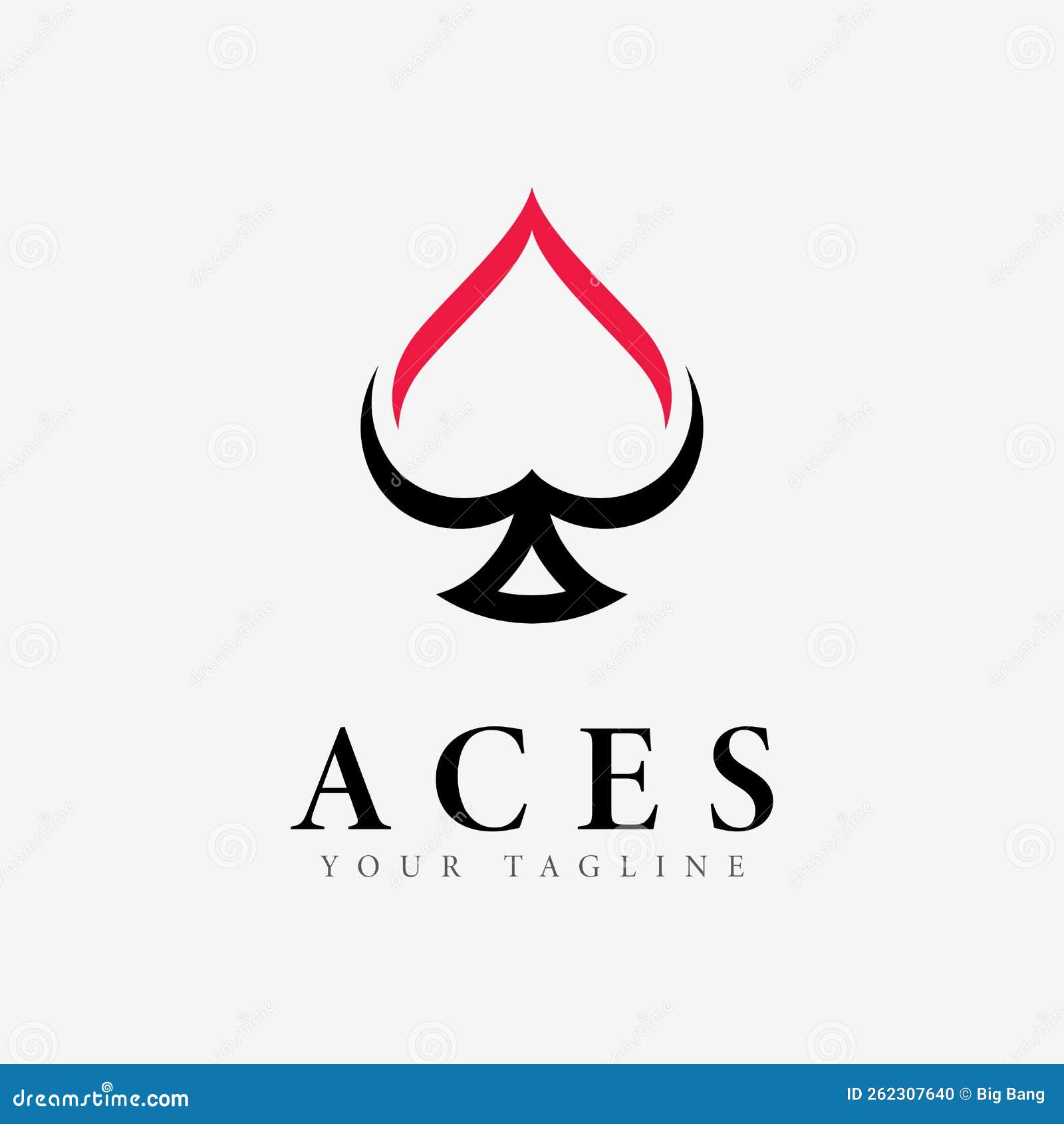 Aces Logo Design Vector Icon Stock Vector - Illustration of poker, play ...