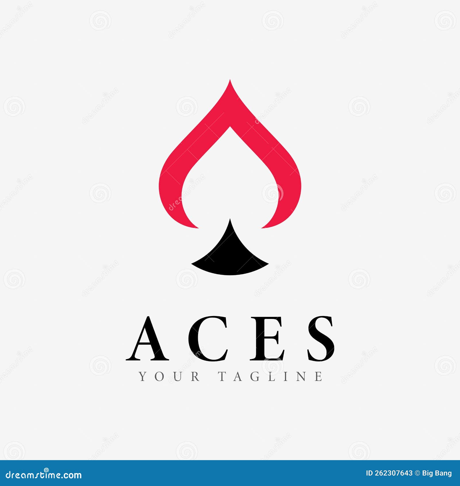 Aces Logo Design Vector Icon Stock Vector - Illustration of play, shape ...