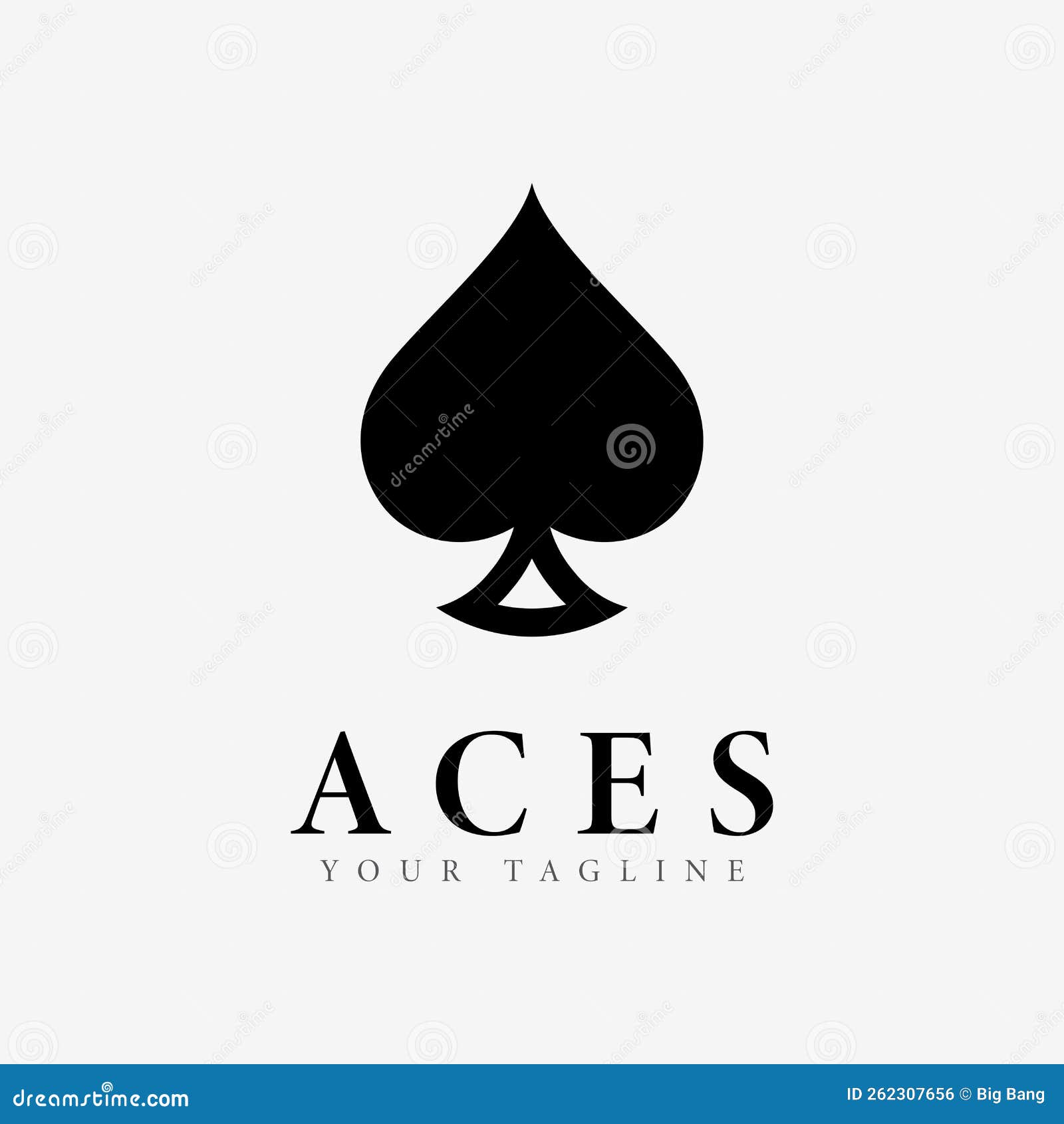 Aces Logo Design Vector Icon Stock Vector - Illustration of suit ...