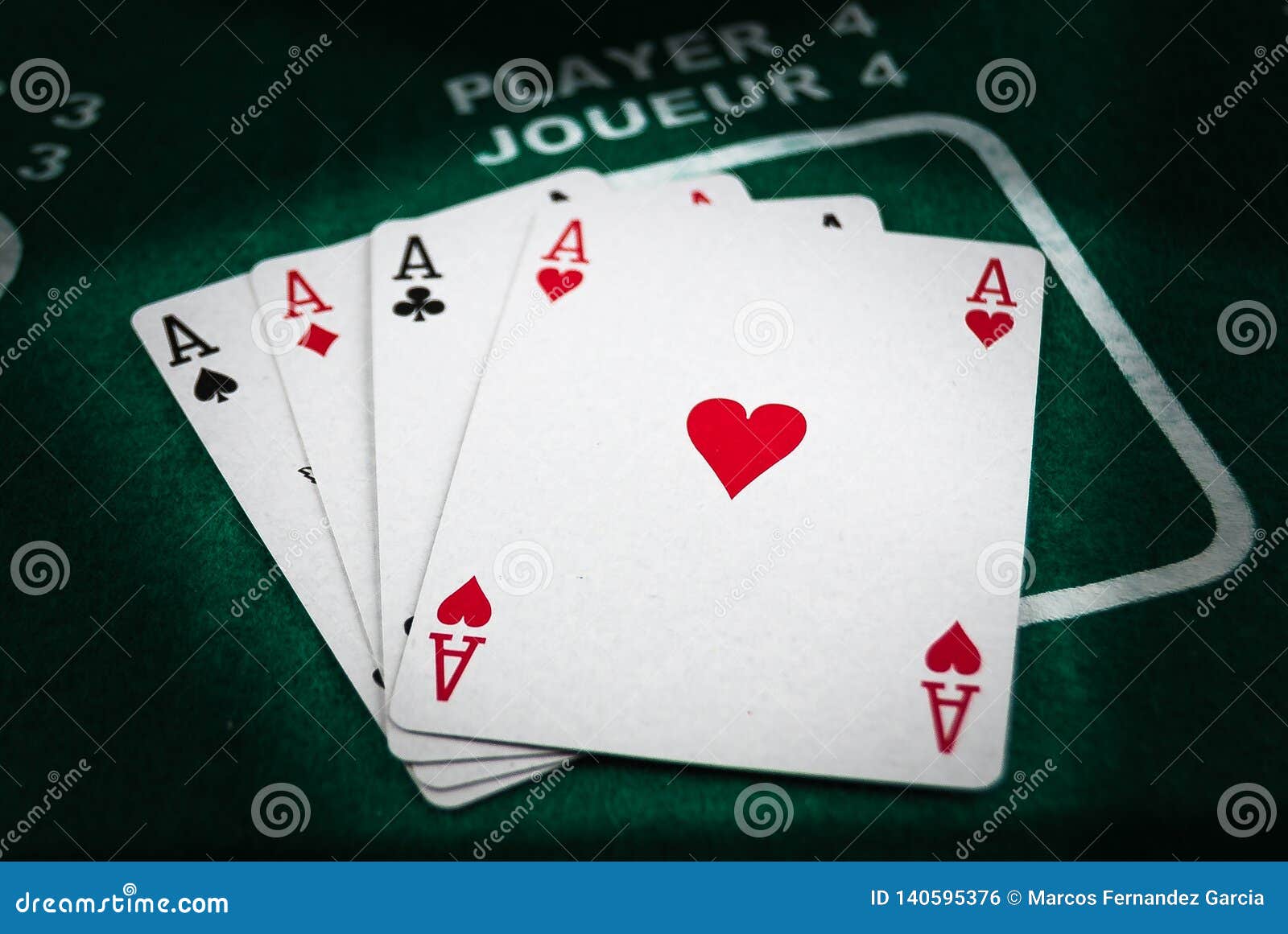 Aces poker cards stock photo. Image of isolated, cards - 140595376