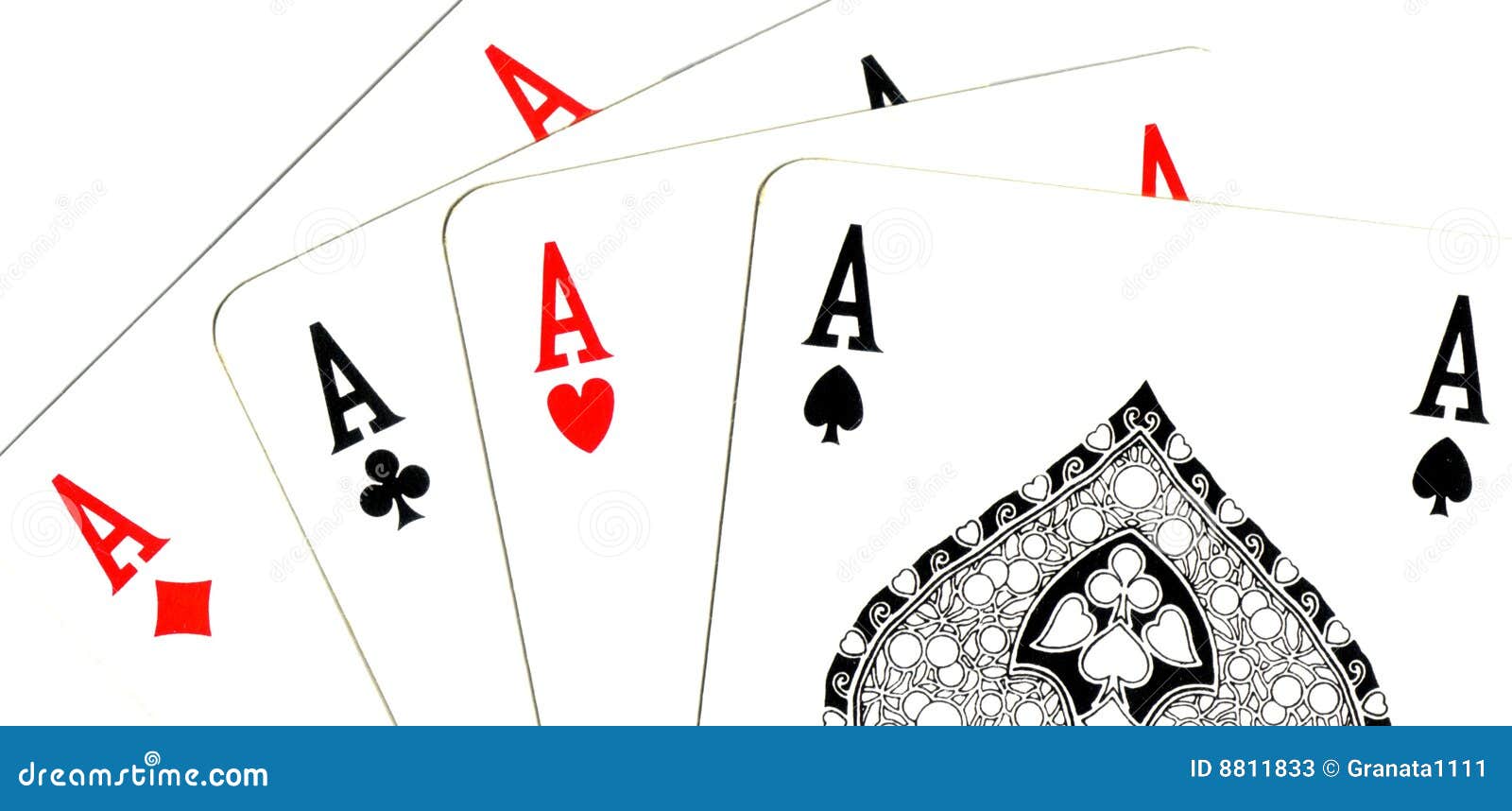 Aces poker stock illustration. Illustration of card, full - 8811833
