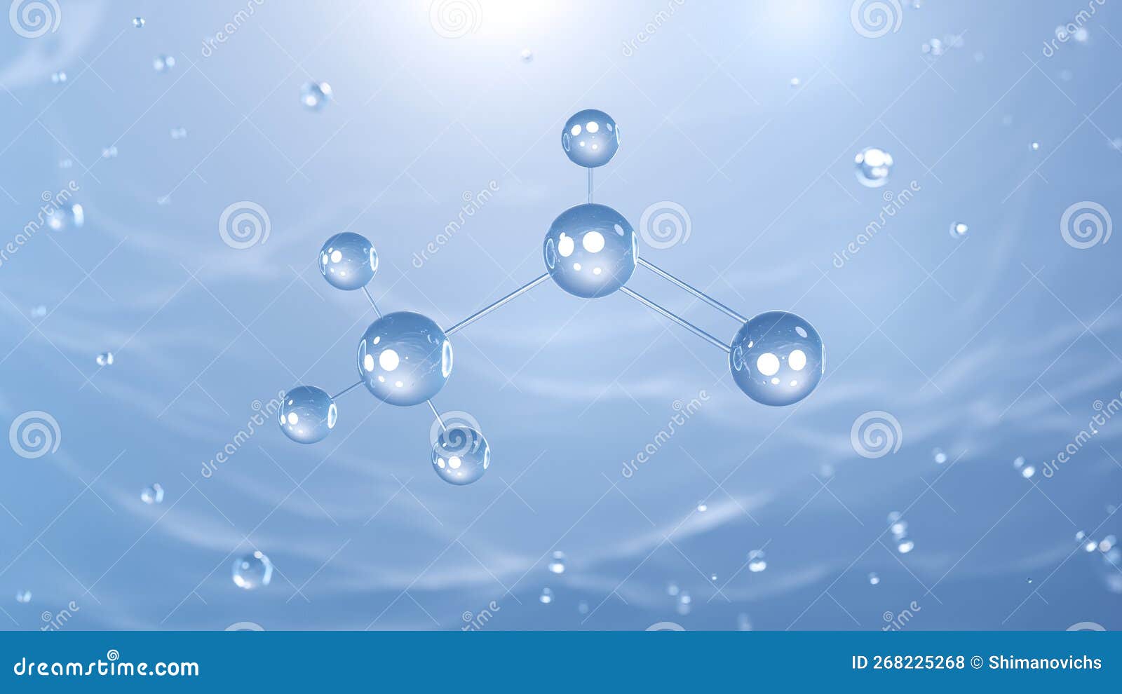 Acetaldehyde Molecular Structure, 3d Model Molecule, Ethanal ...