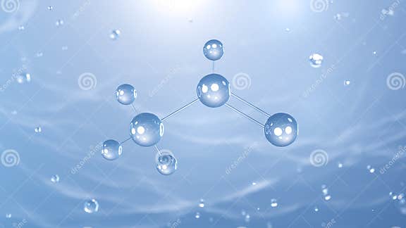 Acetaldehyde Molecular Structure, 3d Model Molecule, Ethanal ...