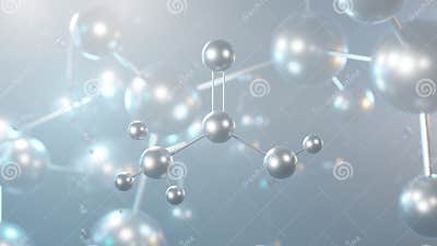 Acetic Acid Molecular Structure, 3d Model Molecule, Ethanoic Acid ...
