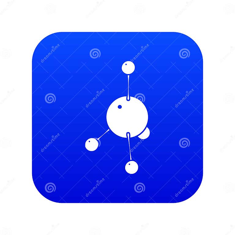 Acetone icon blue vector stock vector. Illustration of icon - 143647975