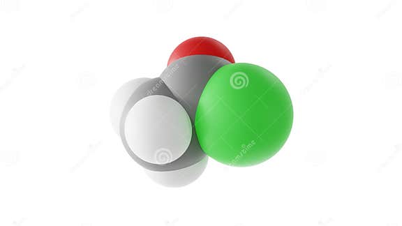 Acetyl Chloride Molecule, Acyl Chloride, Molecular Structure, Isolated ...