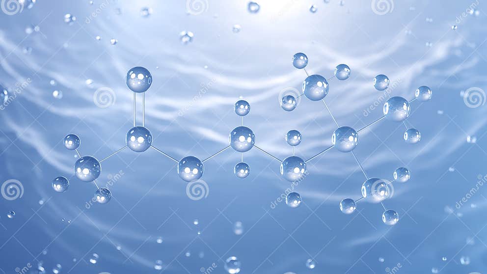 Acetylcholine Molecular Structure, 3d Model Molecule, Neurotransmitter ...