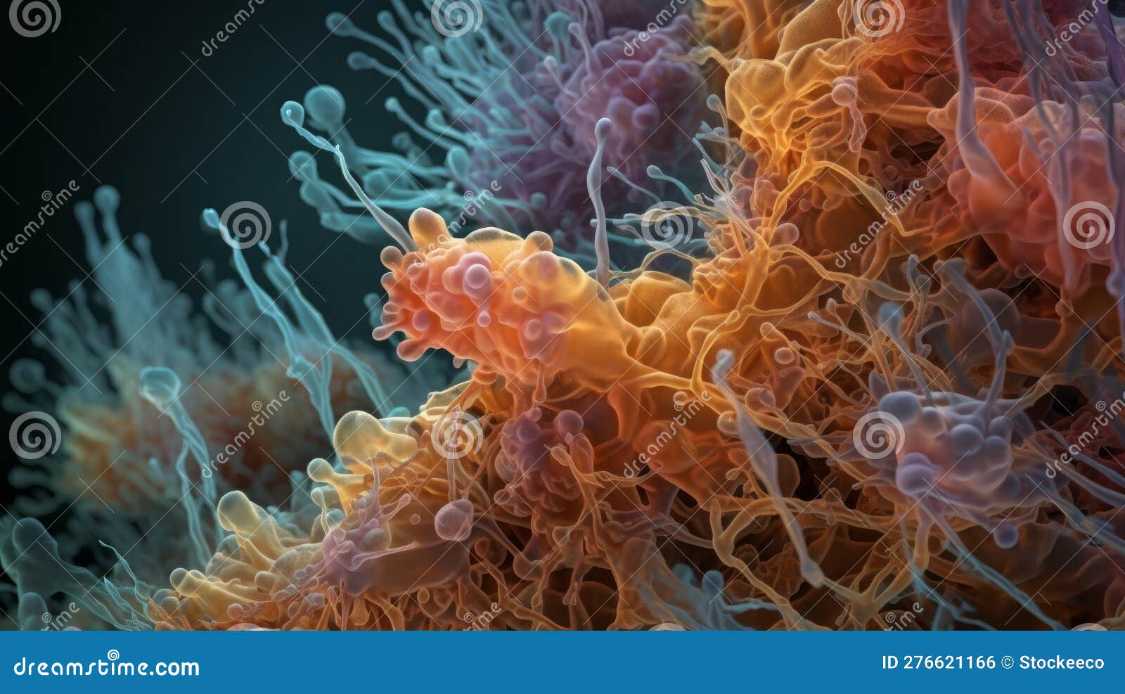 Acetylcholine Receptor Communication Under Microscope Stock ...
