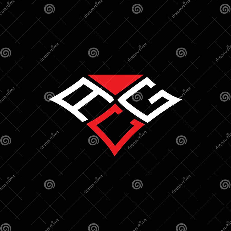 ACG Letter Logo Creative Design with Vector Graphic, Stock Vector ...