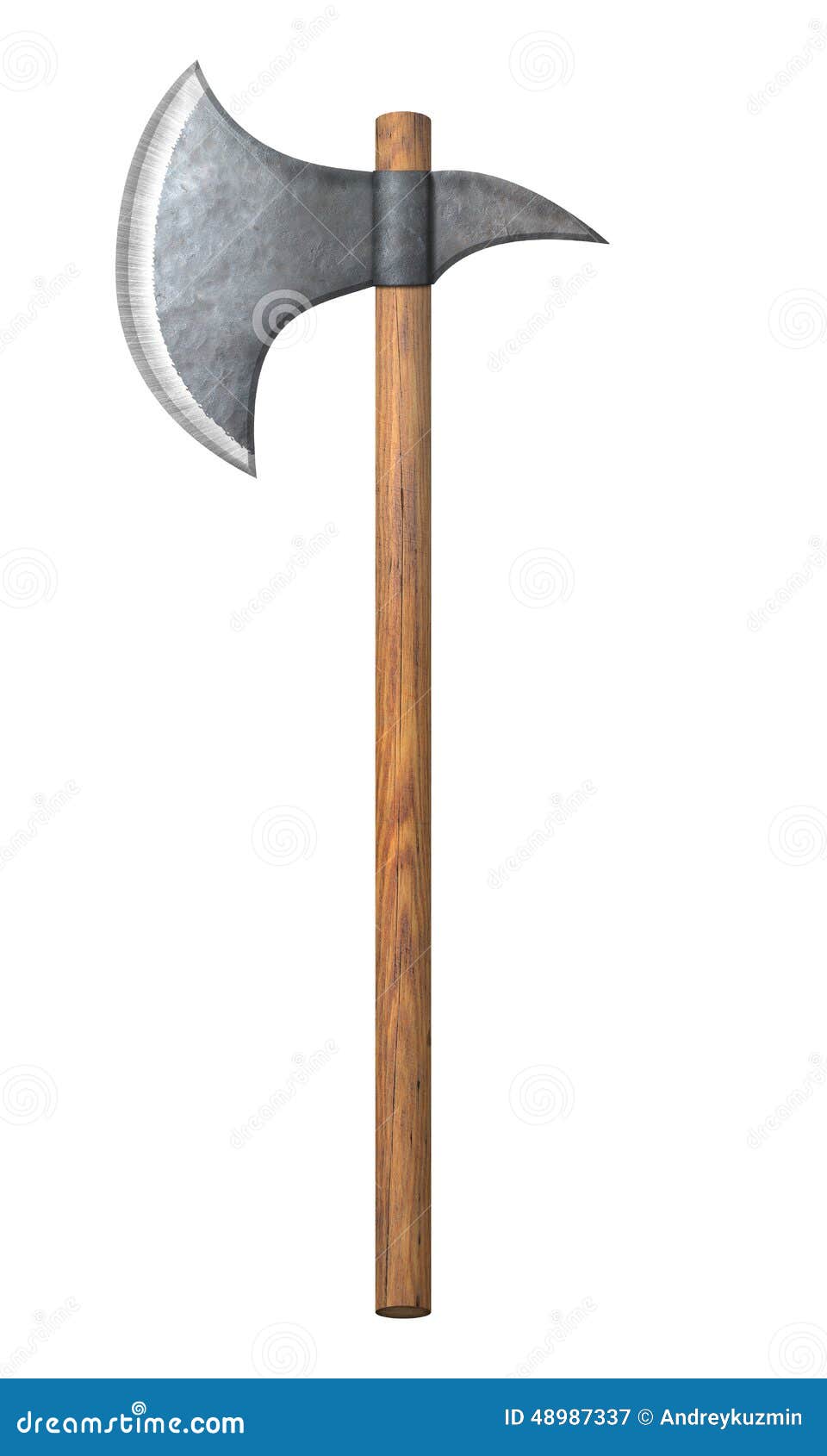 Acha De Armas Medieval Isolado Imagem de Stock - Imagem de militar ...