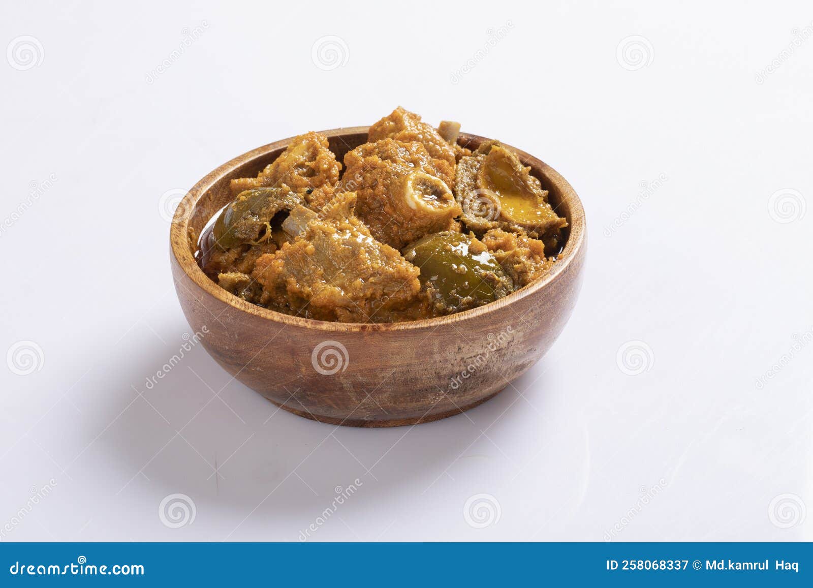 Mutton Kosha Or Spicy Mutton With Boiled Eggs Royalty-Free Stock Image ...