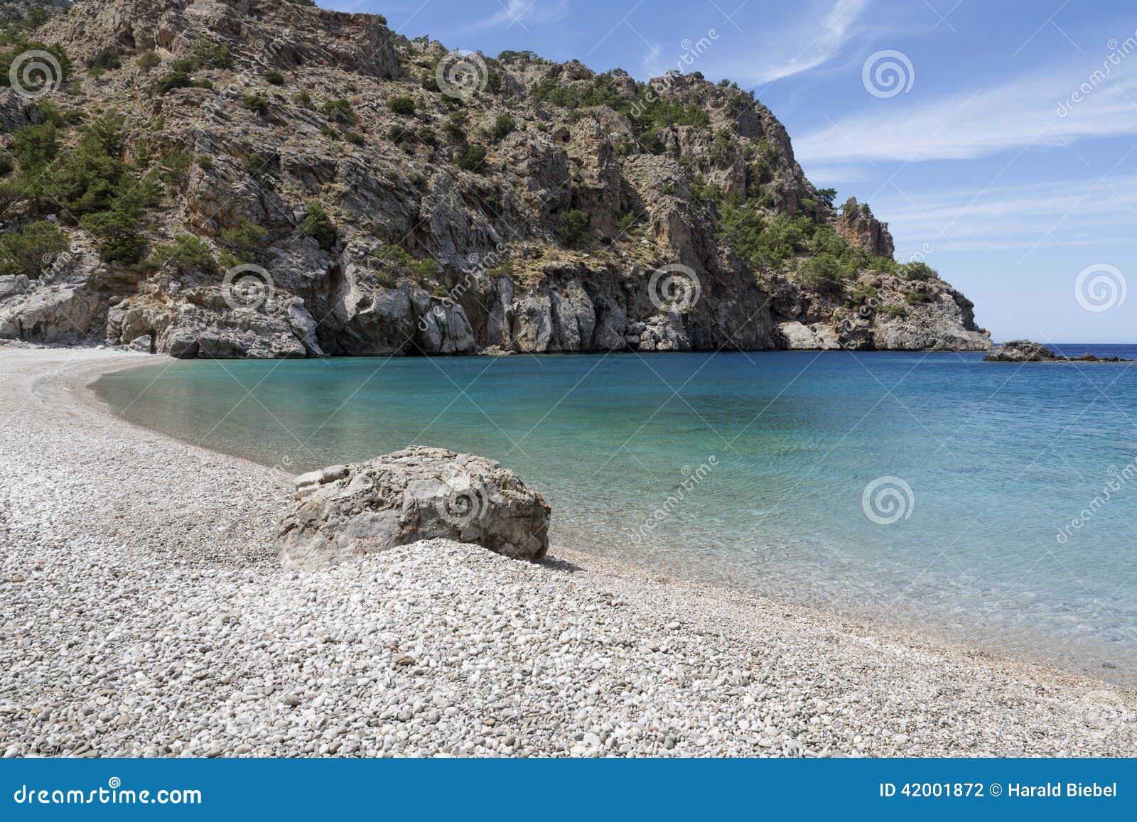 Achata Beach on Karpathos Island, Greece Stock Photo - Image of hellas ...