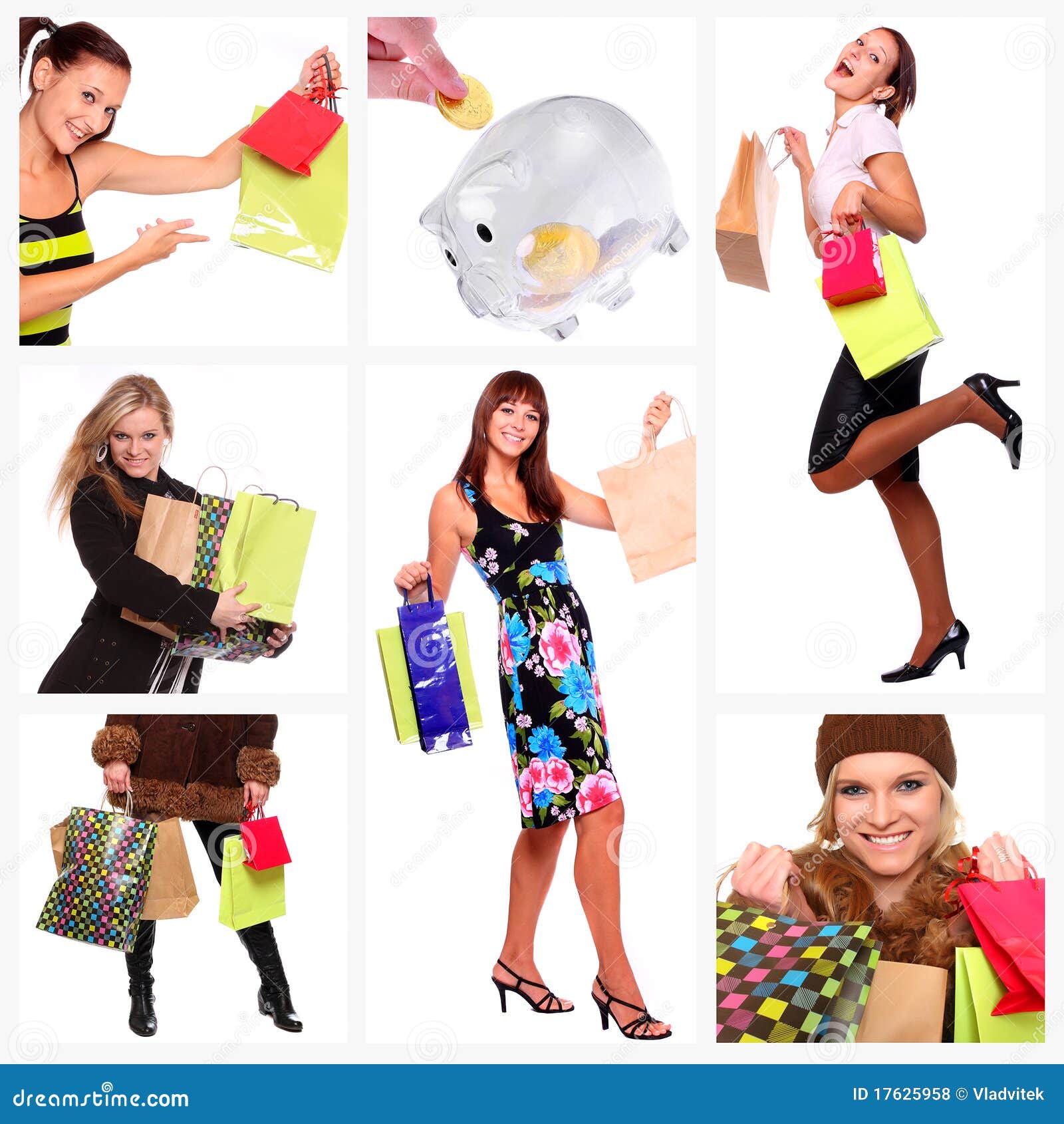 Achats photo stock. Image du bonheur, lifestyle, affaires - 17625958