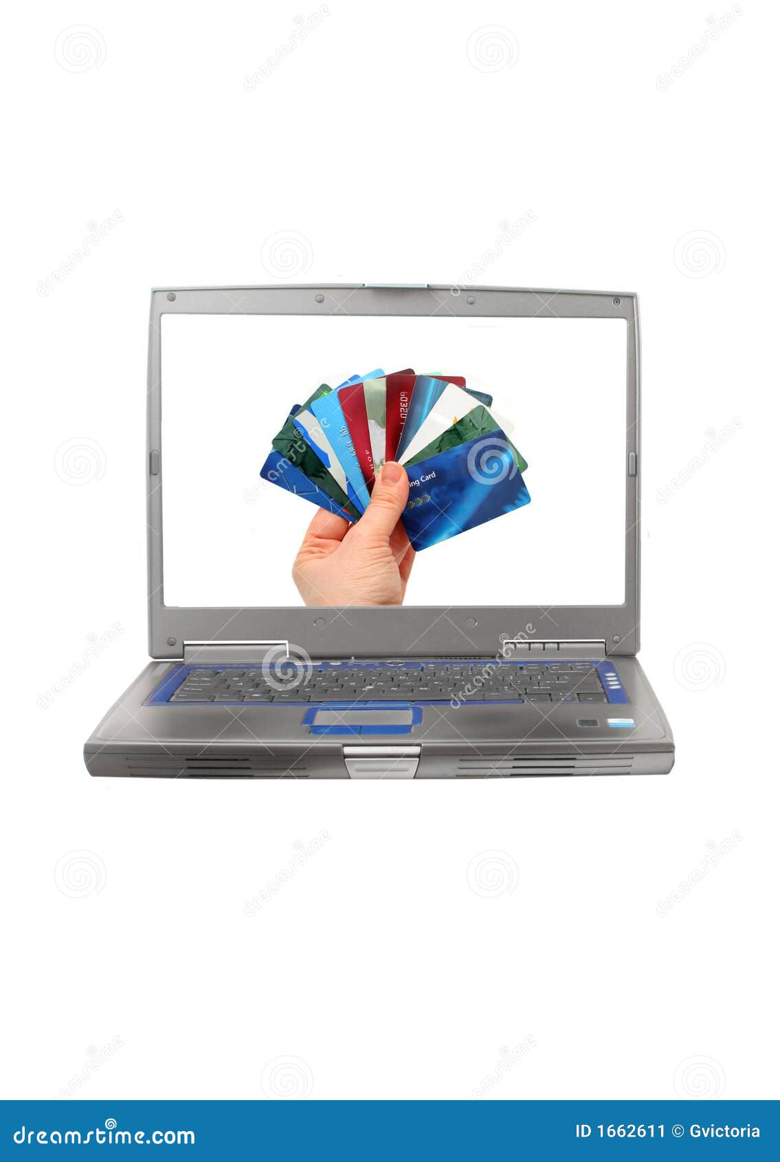 Achats en ligne image stock. Image du portable, monde - 1662611