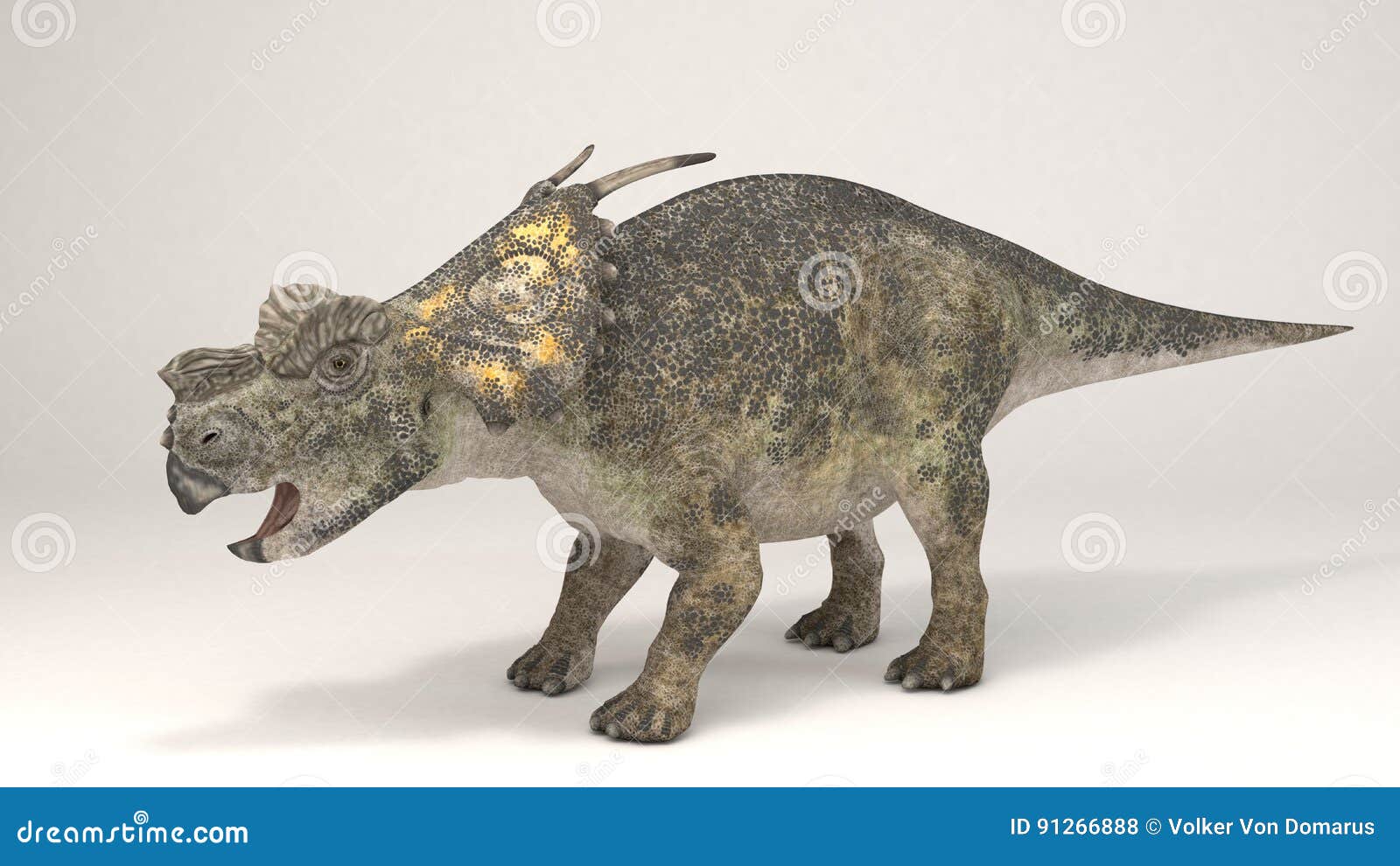 Achelousaurus-dinosaurie stock illustrationer. Illustration av jurist ...