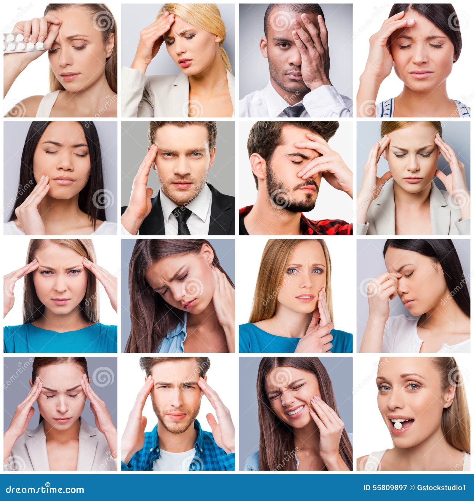 Aches and pains. stock image. Image of composite, african - 55809897