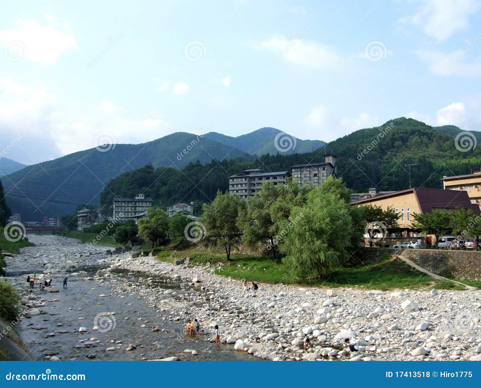 Achi, Nagano, Japan stock photo. Image of river, achi - 17413518