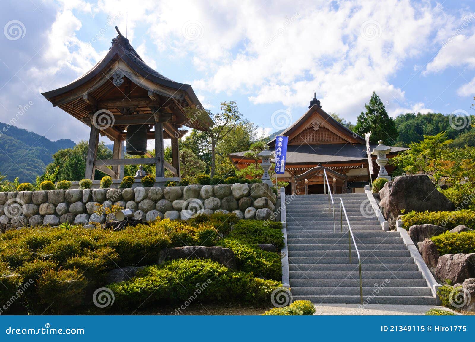 Achi Village in Nagano, Japan Stock Image - Image of historic, kojyoin ...
