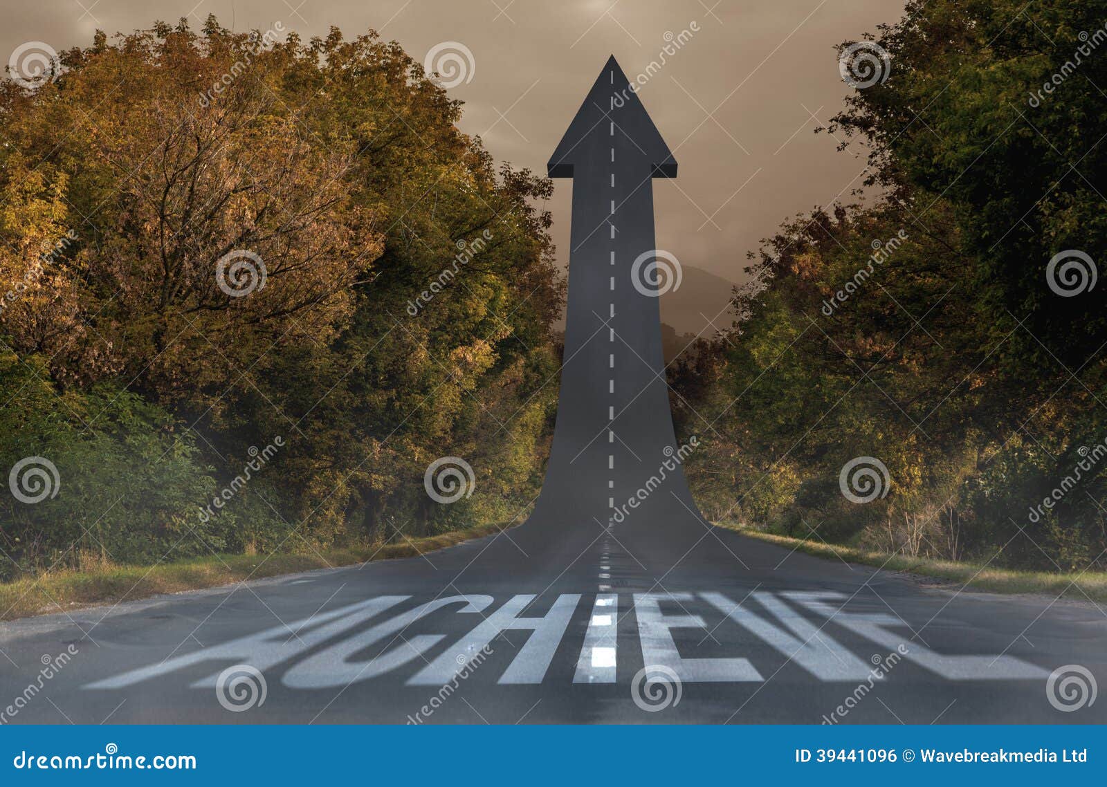 Road Turning Into Arrow Stock Photo | CartoonDealer.com #37371570