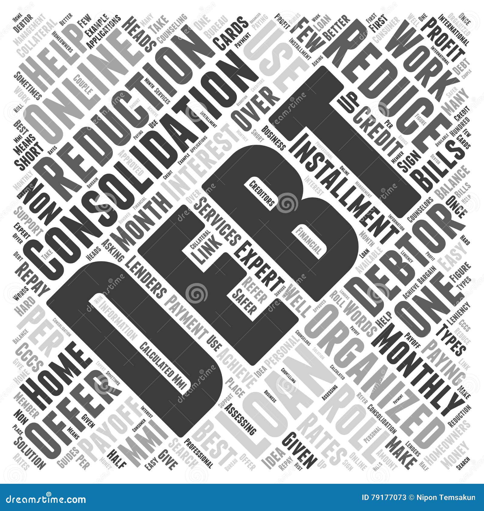 Debt Reduction. Royalty-Free Stock Image | CartoonDealer.com #19252534