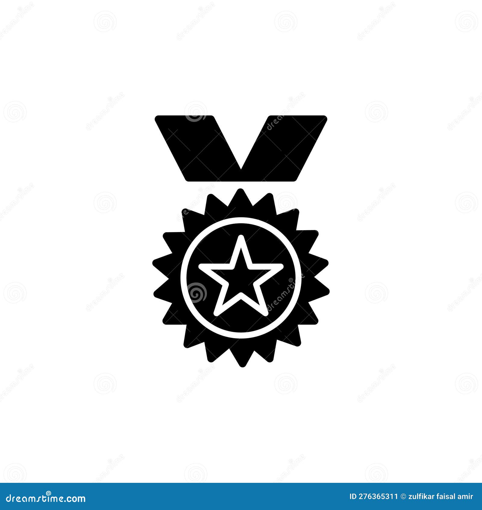 Achieve Icon . Medal Icon Vector. Award. Certificate Stock Vector ...
