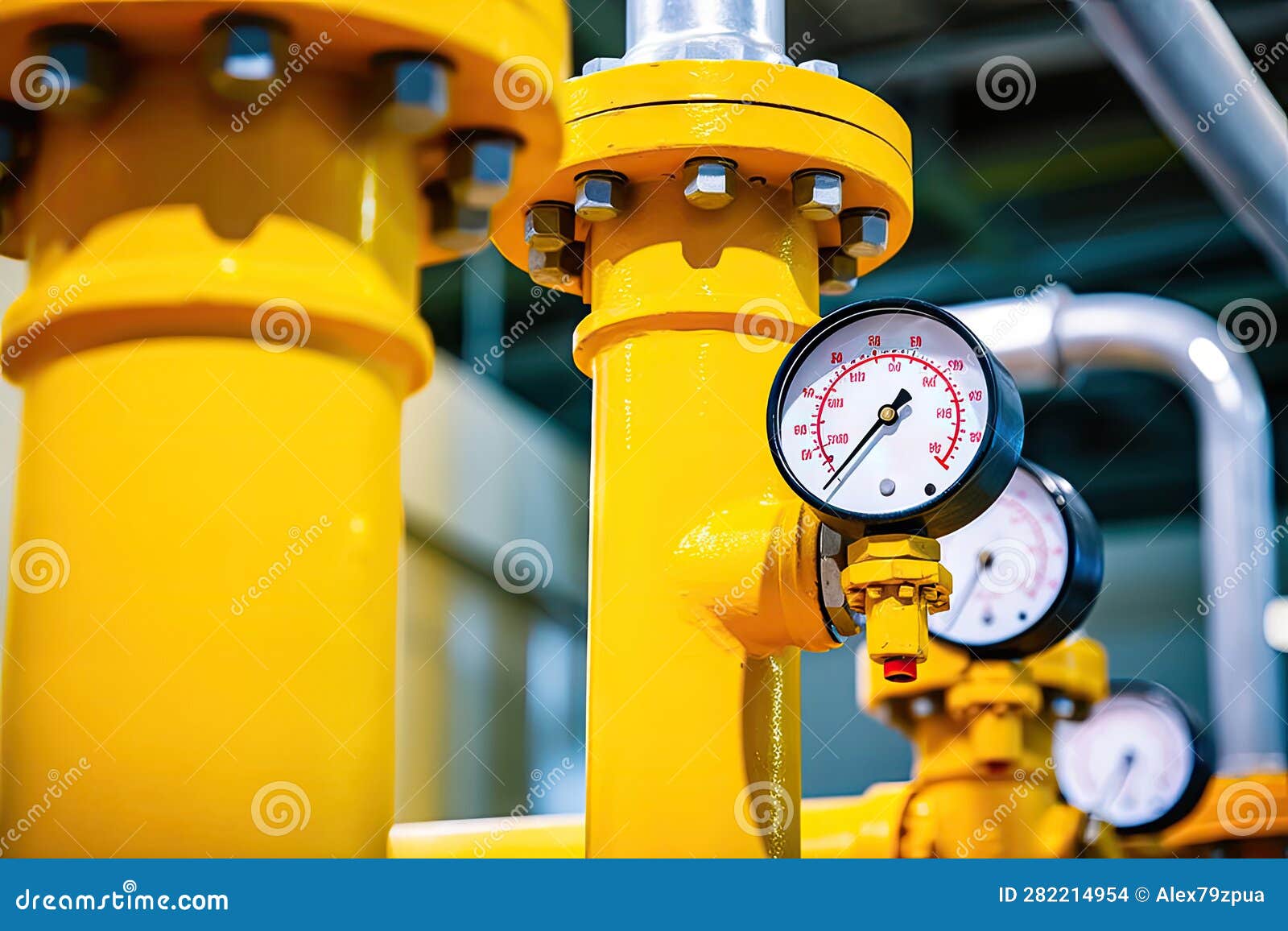 Gas Pipe Reducer: Reliable Gas Flow Adjustment - Generative AI Stock ...