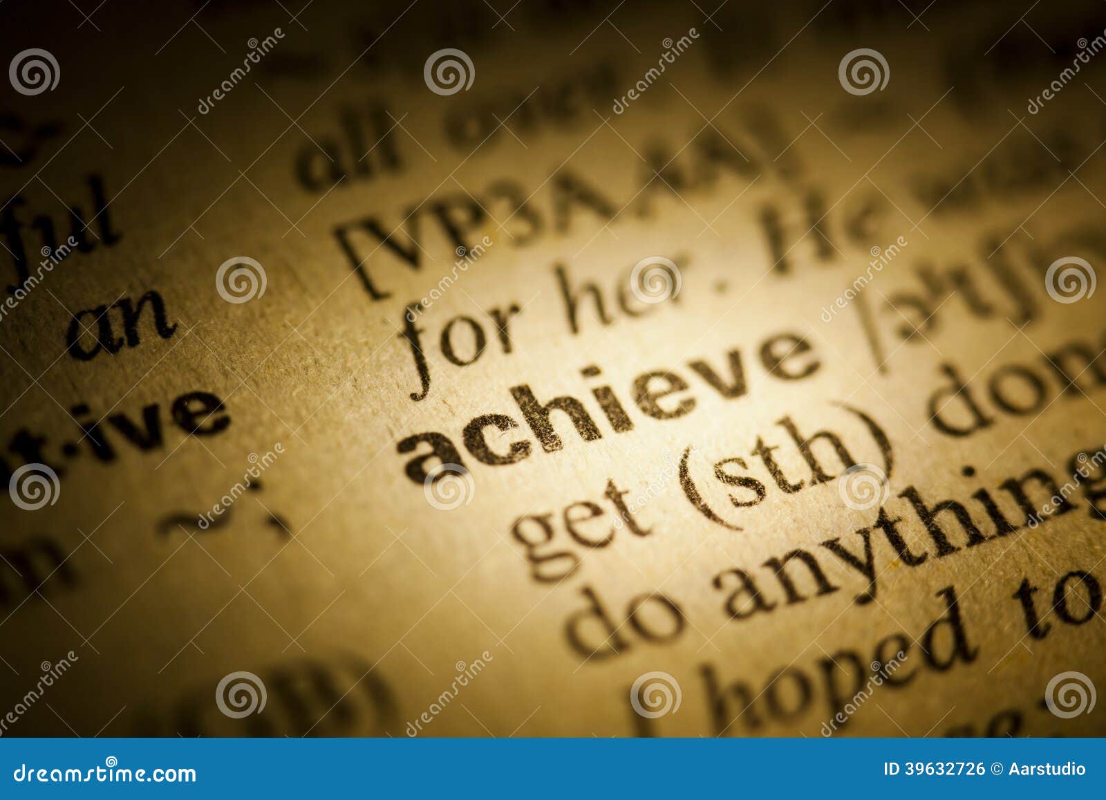 Achieve stock photo. Image of dictionary, color, object - 39632726