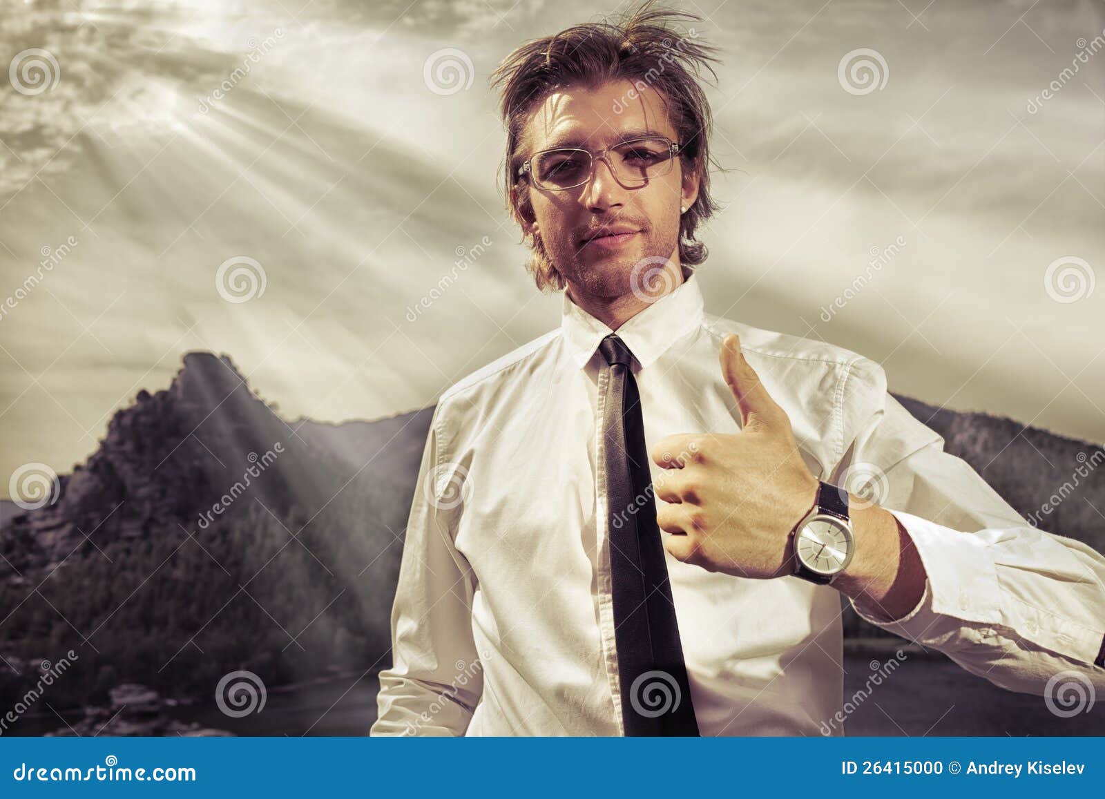 Achievement stock photo. Image of happy, person, spectacles - 26415000