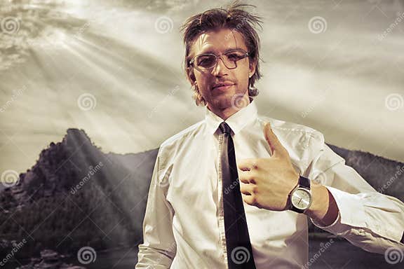 Achievement stock photo. Image of happy, person, spectacles - 26415000